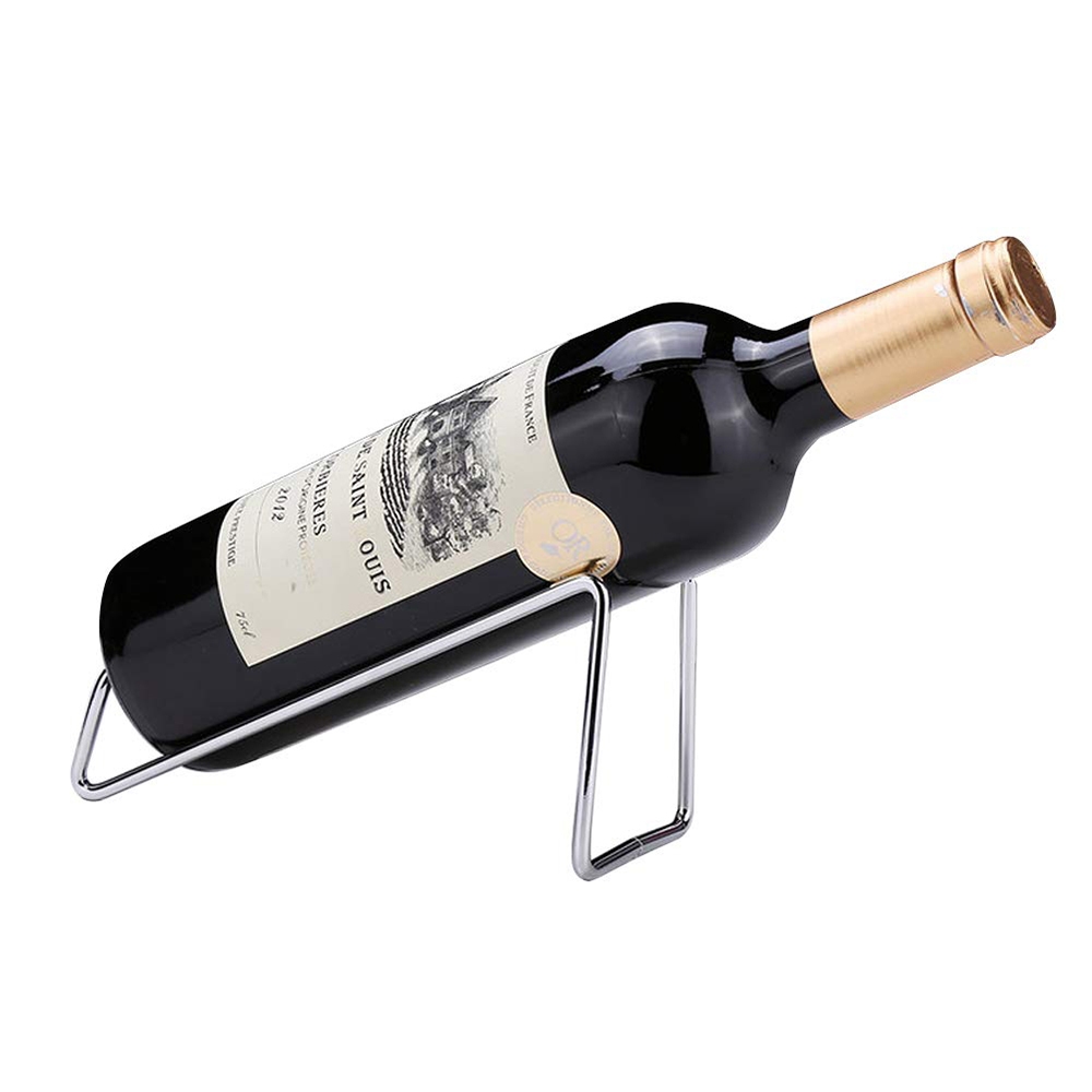 Metal Tabletop Wine Rack Stainless Steel Wine Bottle Storage Rack ...