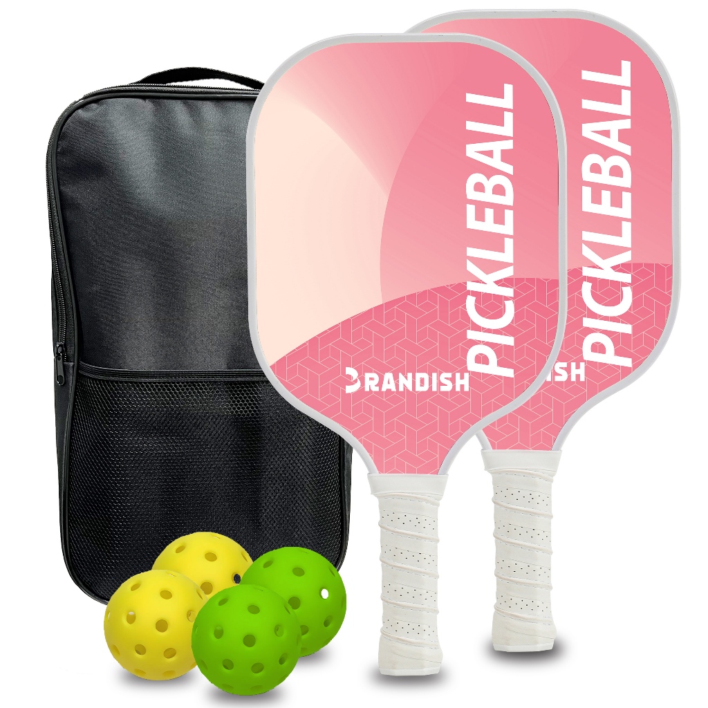 Pickleball Paddle Pickle Racket Fiberglass Pickleball Paddles Set ...