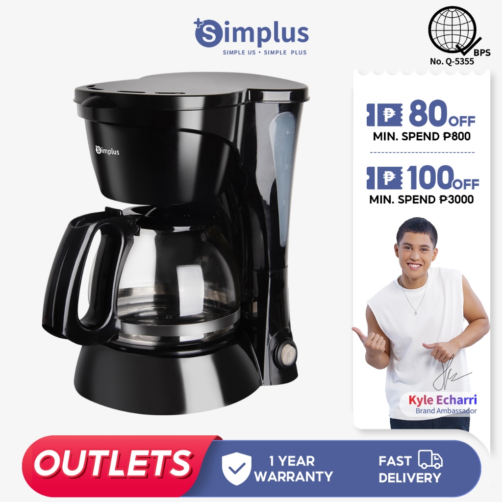 Simplus Drip Coffee Maker Coffee Machine Multi-Function Machine Brew ...