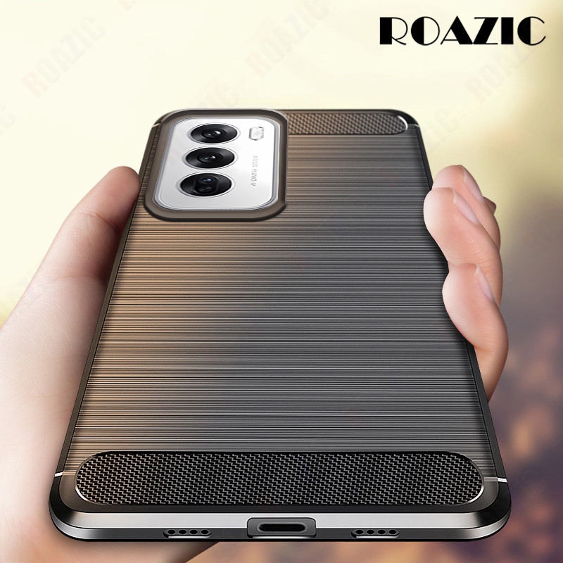 For OPPO Reno 12 Pro 5G Phone Case Luxury Slim [Carbon Fiber Anti ...