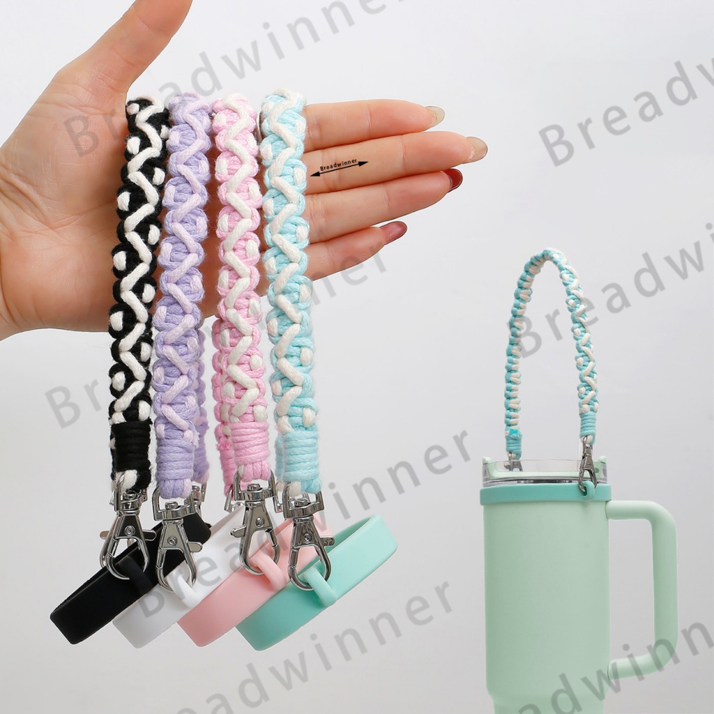 Portable Rope stanley Cup Holder hydro aquaflask Hand-woven Sports ...