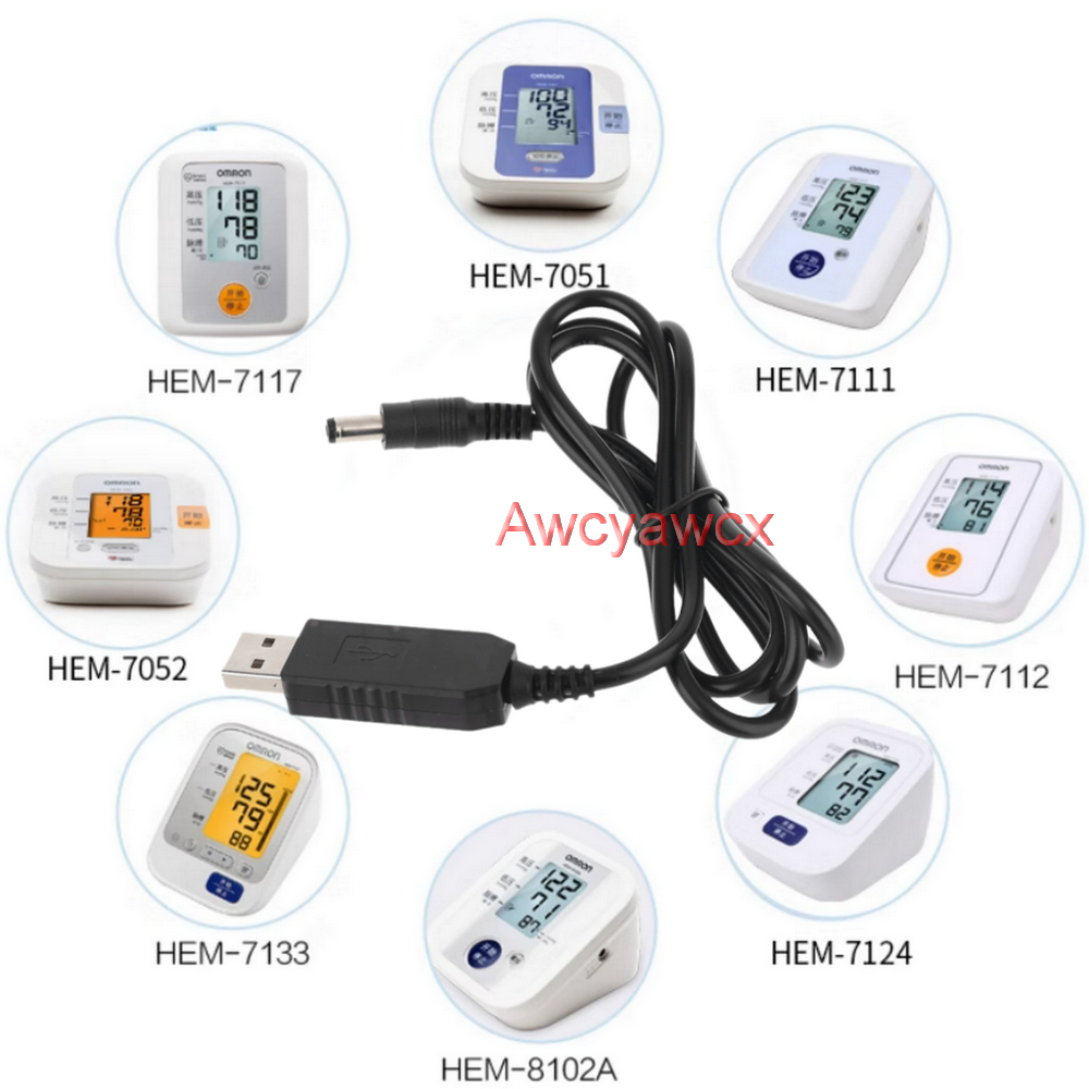 DC 6V 500mA 0.5A USB cable For Omron HHP-CM01-AP Power AC Adapter ...
