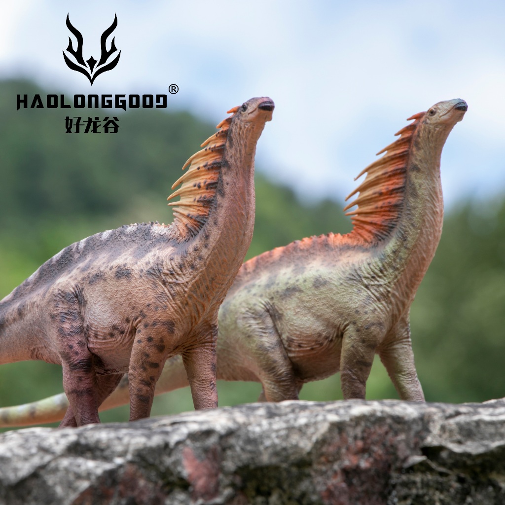 1/35 Haolonggood Scale Dinosaur Figures Amargasaurus Toy Prehistoric ...