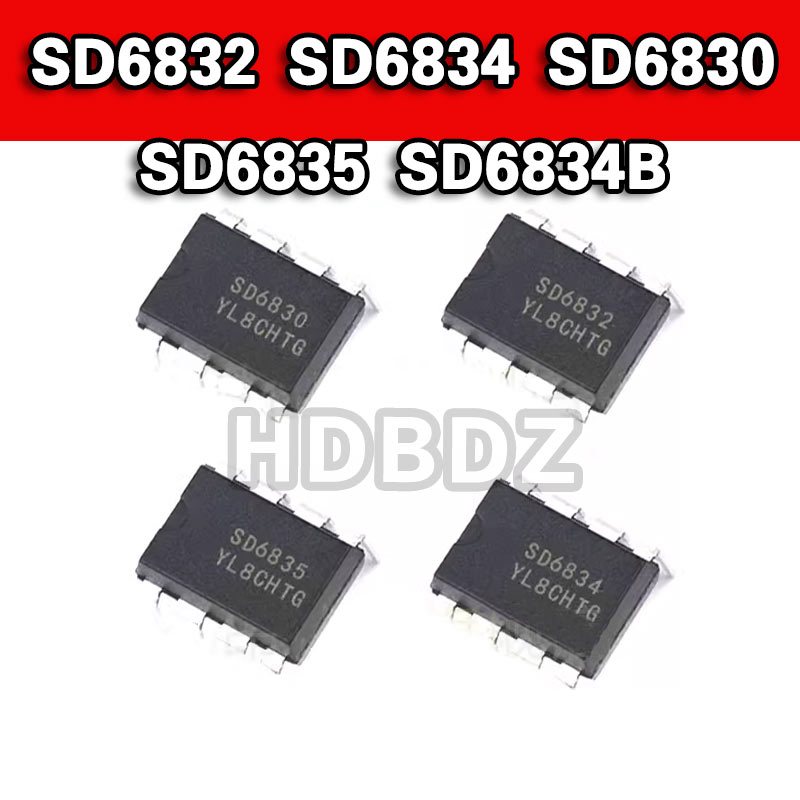 2-5pcs SD6830 SD6832 SD6834 SD6835 SD6834B Power Management Chip IC ...
