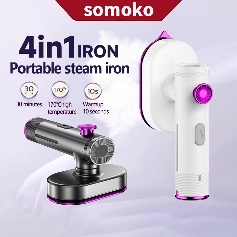 Portable Steam Iron Handheld Ironing and Garment Ironing Machine Travel ...