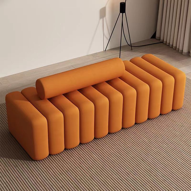 Bedroom Sofa Stool Rectangular Shoe Changing Stool Long Strip Sofa ...