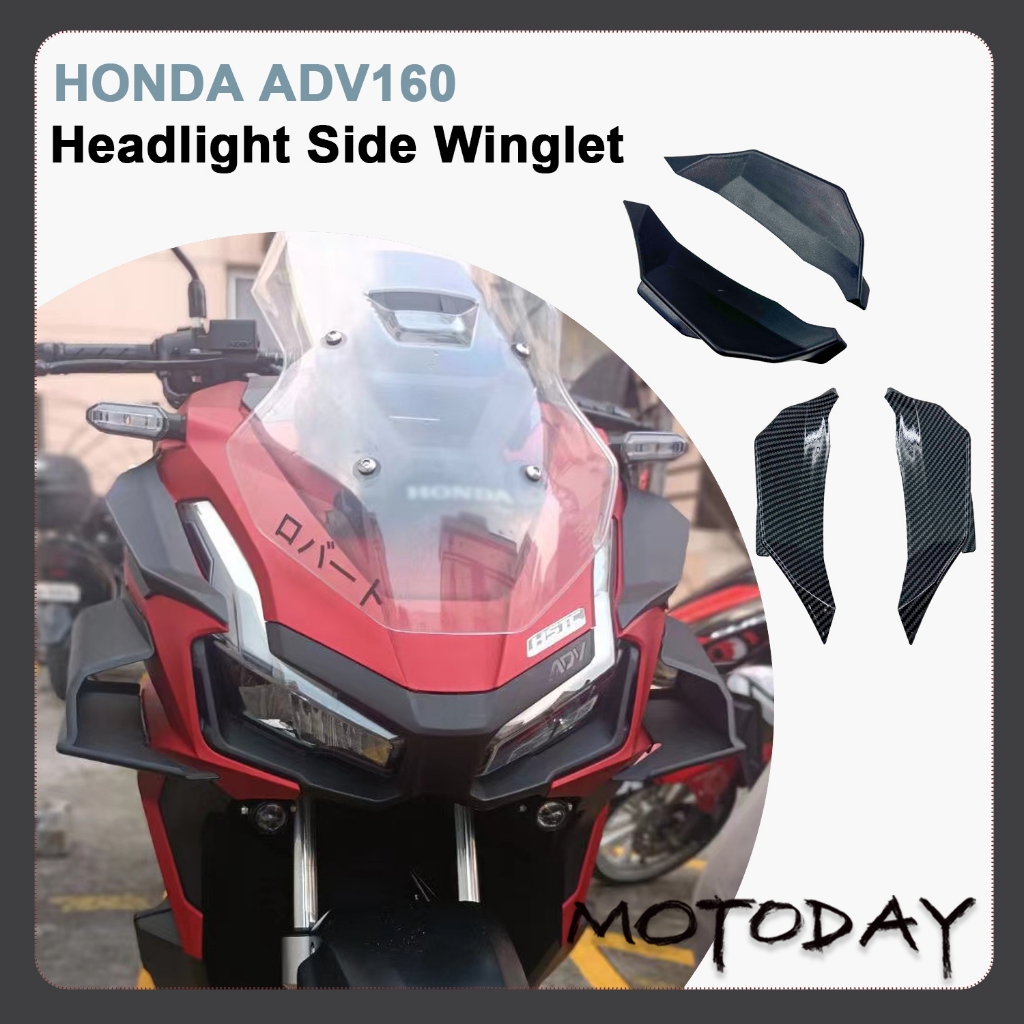 For HONDA ADV160 Headlight Side Winglet ADV160 Accessories ADV 160 2024 ...