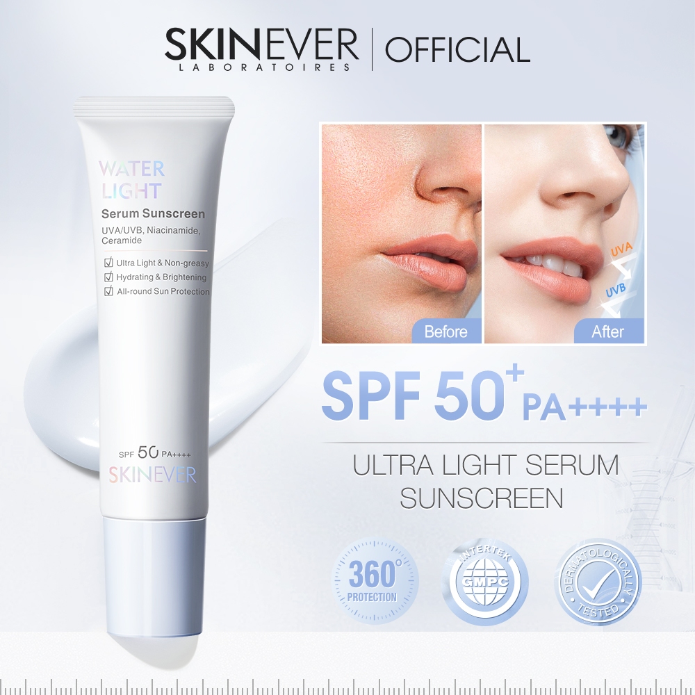SKINEVER Sunscreen SPF50+ PA++++ UV Whitening Sunblock Cream Face And ...