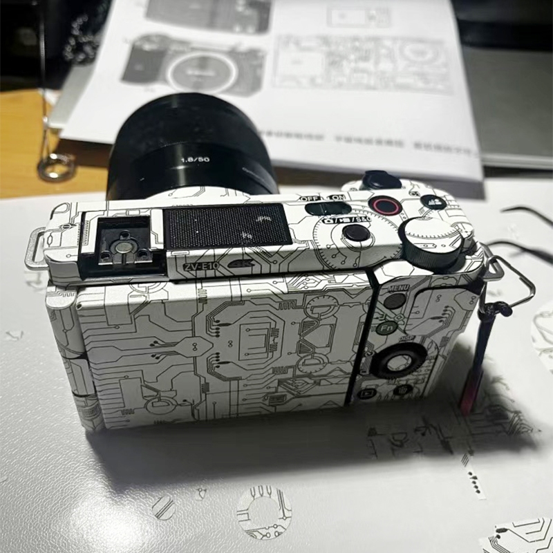 Camera Skin For SONY ZV-E10 II Decal Sticker Protective Film Anti ...