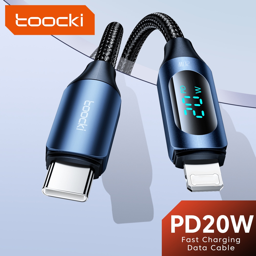 Toocki USB C Cable PD 20W Fast Charging For Type C To L Data Cable Wire ...