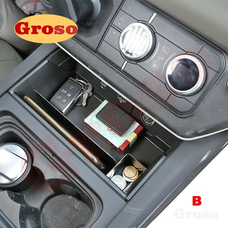 Central Console Organizer Storage Box For Land Rover Defender 90 110 ...
