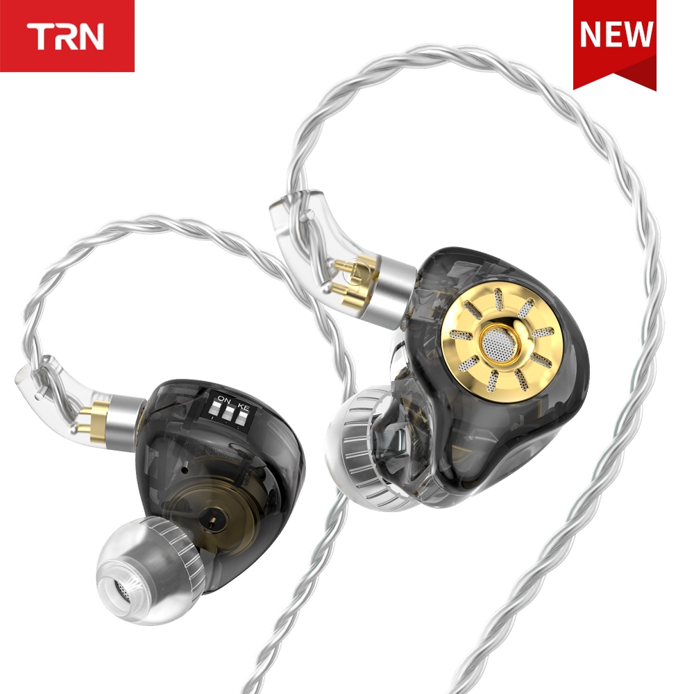 TRN ST1-PRO 1DD+1BA Hybrid Driver In-Ear Earphones Wired With Headphone ...