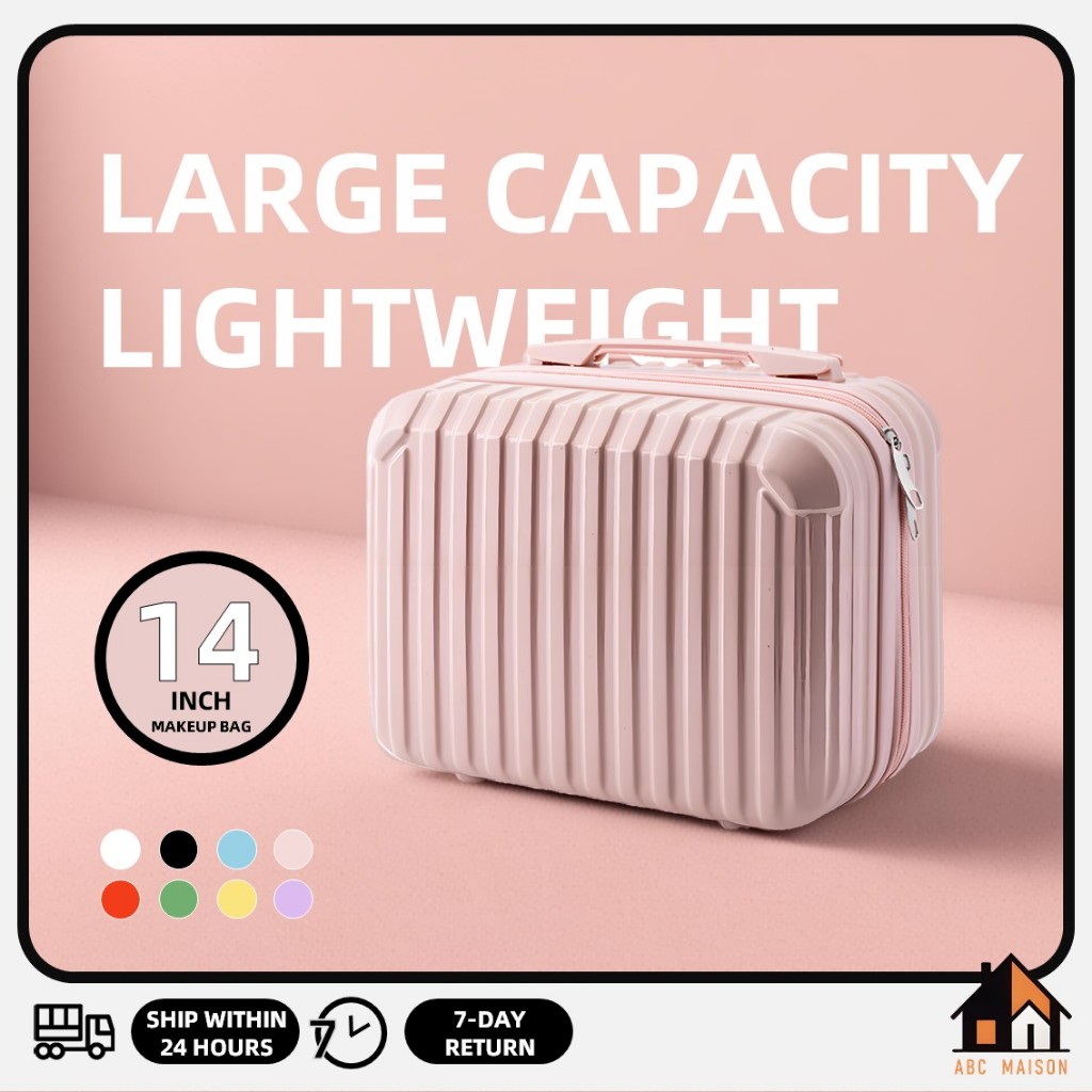 New Year Gift! 14 Inch Small Suitcase Handbag Mini Luggage Bag Durable ...