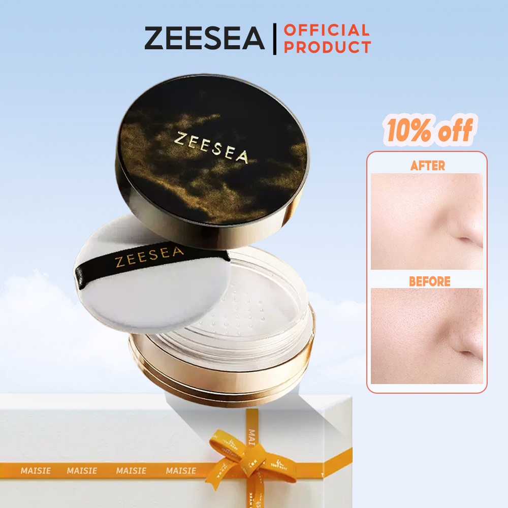 ZEESEA Loose Powder, Oil Control, Long-Lasting, Waterproof and Sweat-Proof, Anti-Makeup in ...