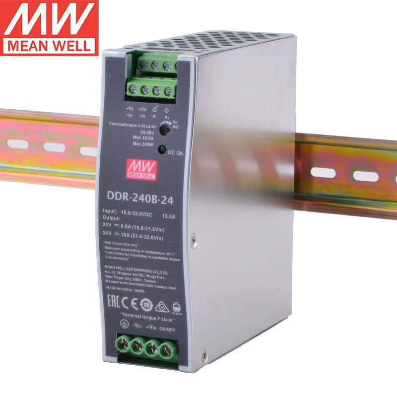 Taiwan MEAN WELL DDR-240B-24V 10A Switching Power Supply 240W DIN Rail ...