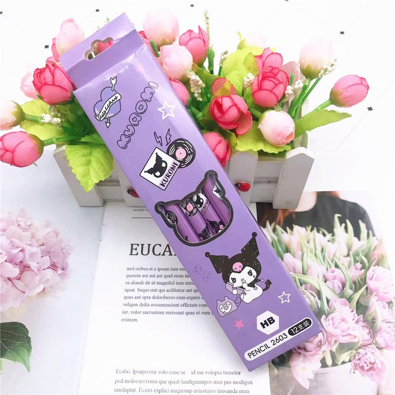 KUROMI,pencil,12 pencil,HB pencil,black pencil | Shopee Philippines