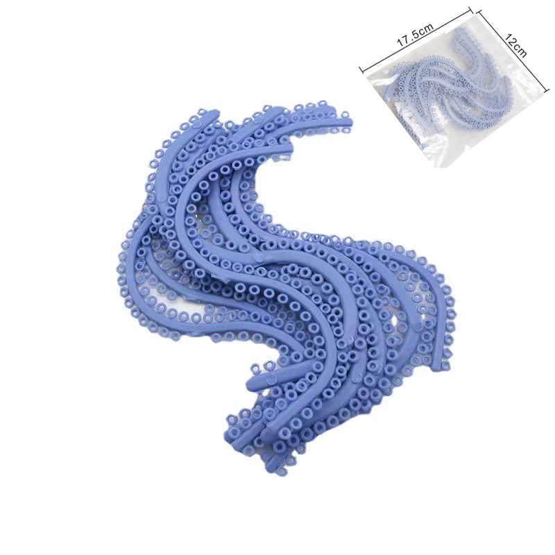 700Pcs S type/Bulk Rubber Separator Split ring blue transparent rubber ...