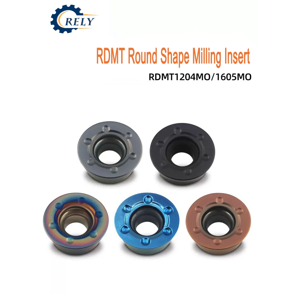 10PCS of CNC milling inserts RDMT1204MO outer arc RDMT1605 six point ...