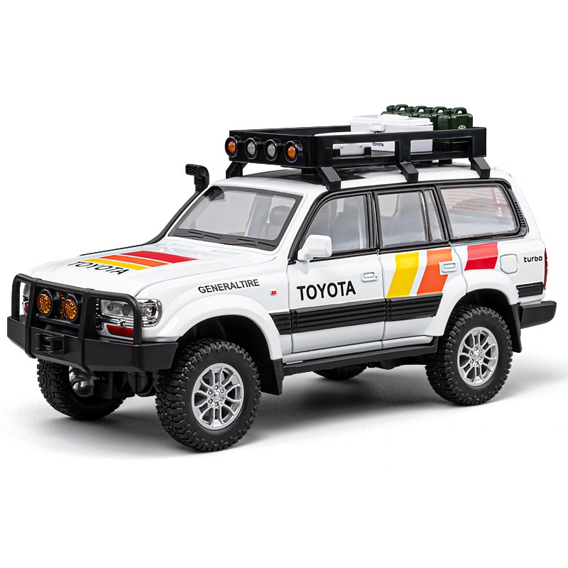1/24 Scale TOYOTA Land Cruiser LC80 Diecast Alloy Pull Back Car ...