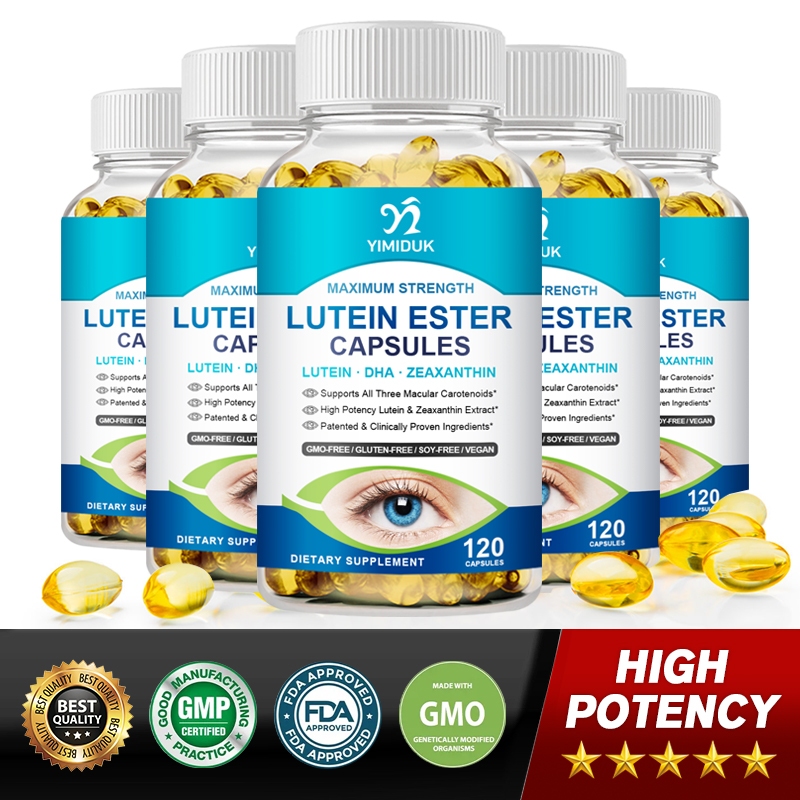 Lutein Ester Capsules - Suitable for Eye Health, Relieving Eye Fatigue and Dryness, Preventing ...