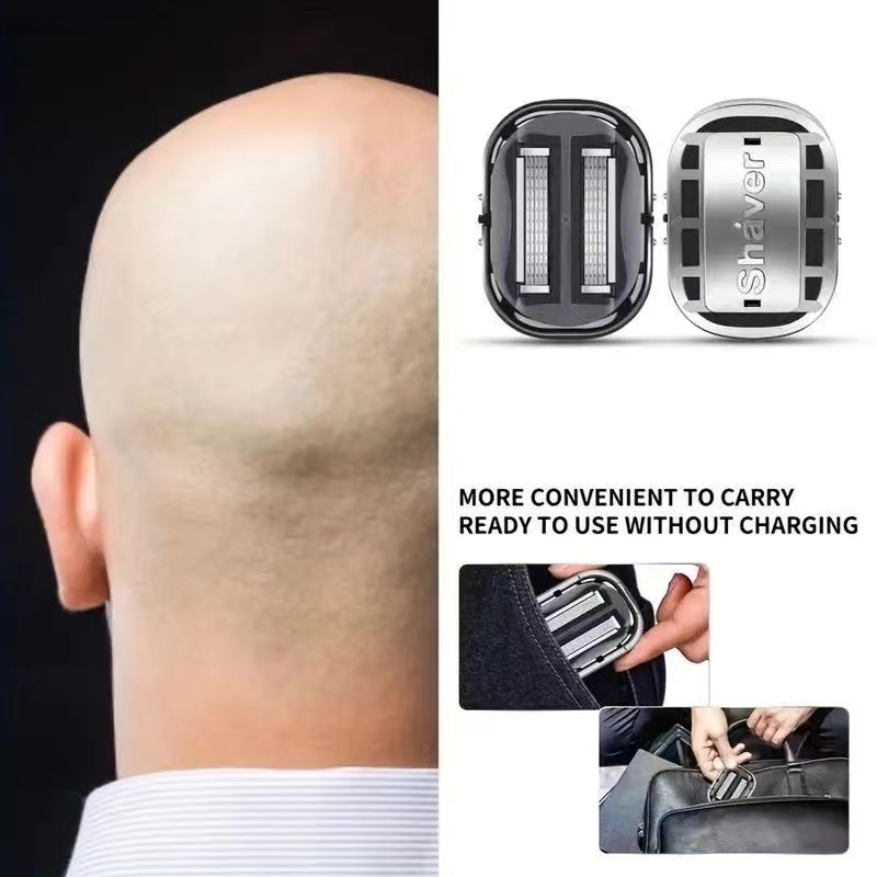 Bald Head Shaver Reciprocating Bald Head Razor Shaving Hair Remover ...