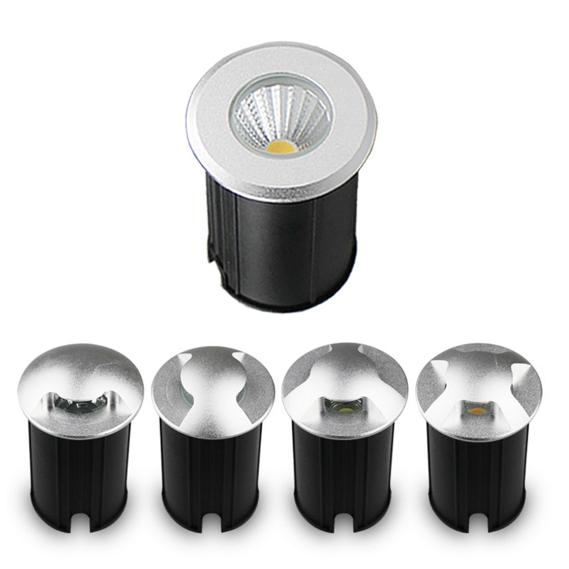 3W 5W LED buried IP67 AC110V 220V DC12V Outdoor Recessed Deck Light 1/2 ...