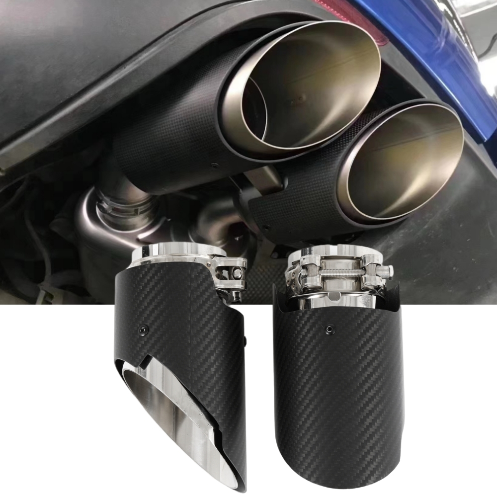 Akrapovic Car Matte Carbon Fibre Muffler Exhaust System Muffler Pipe ...