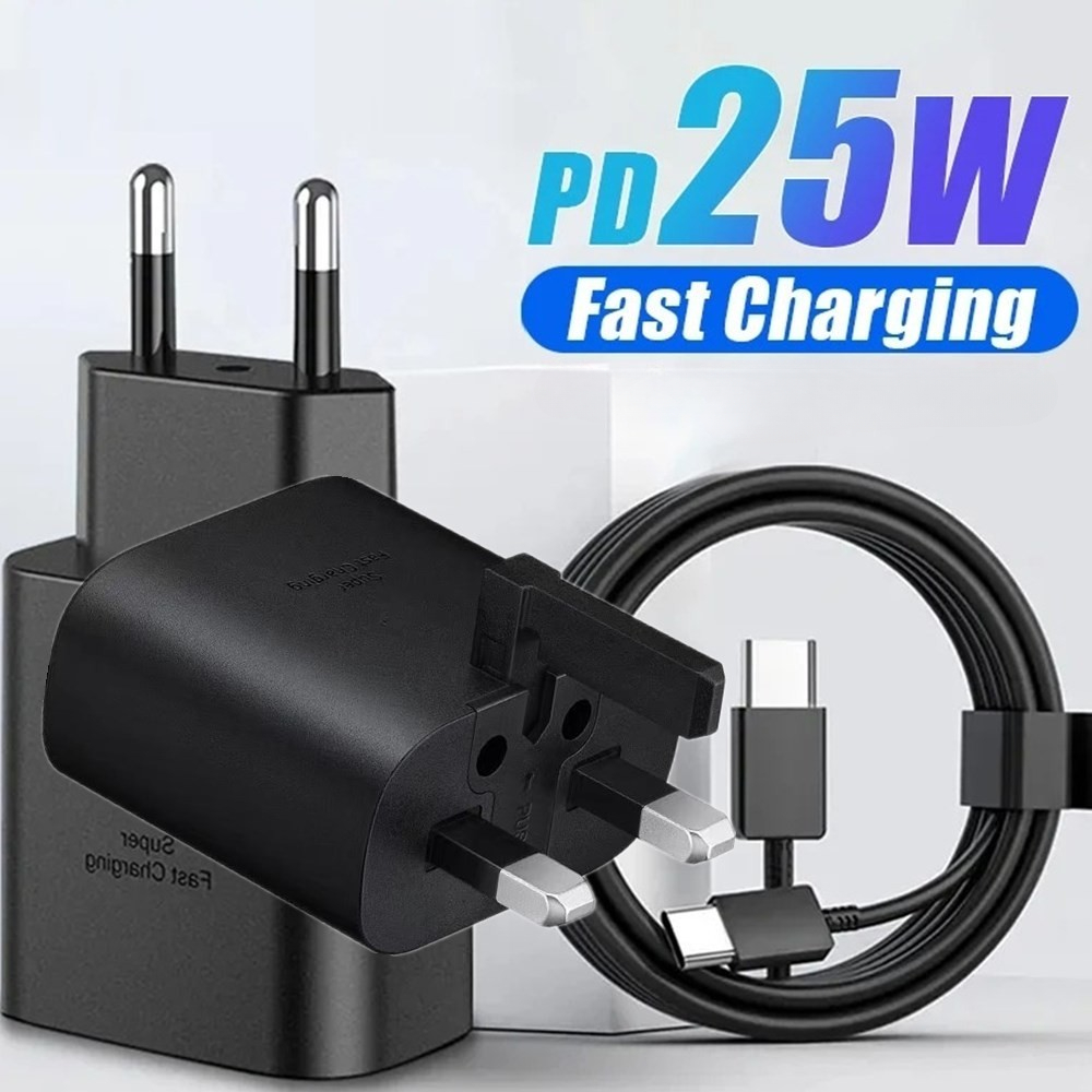 EU UK US 25W Super Fast Charger USB C Chargers USB Type C Power ...