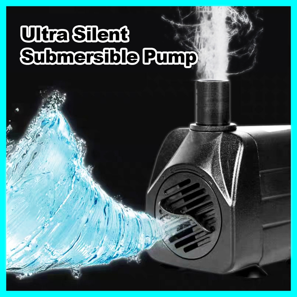 Ultra-Silent Submersible Pump Water Fountain Pump Fish Tank Side ...