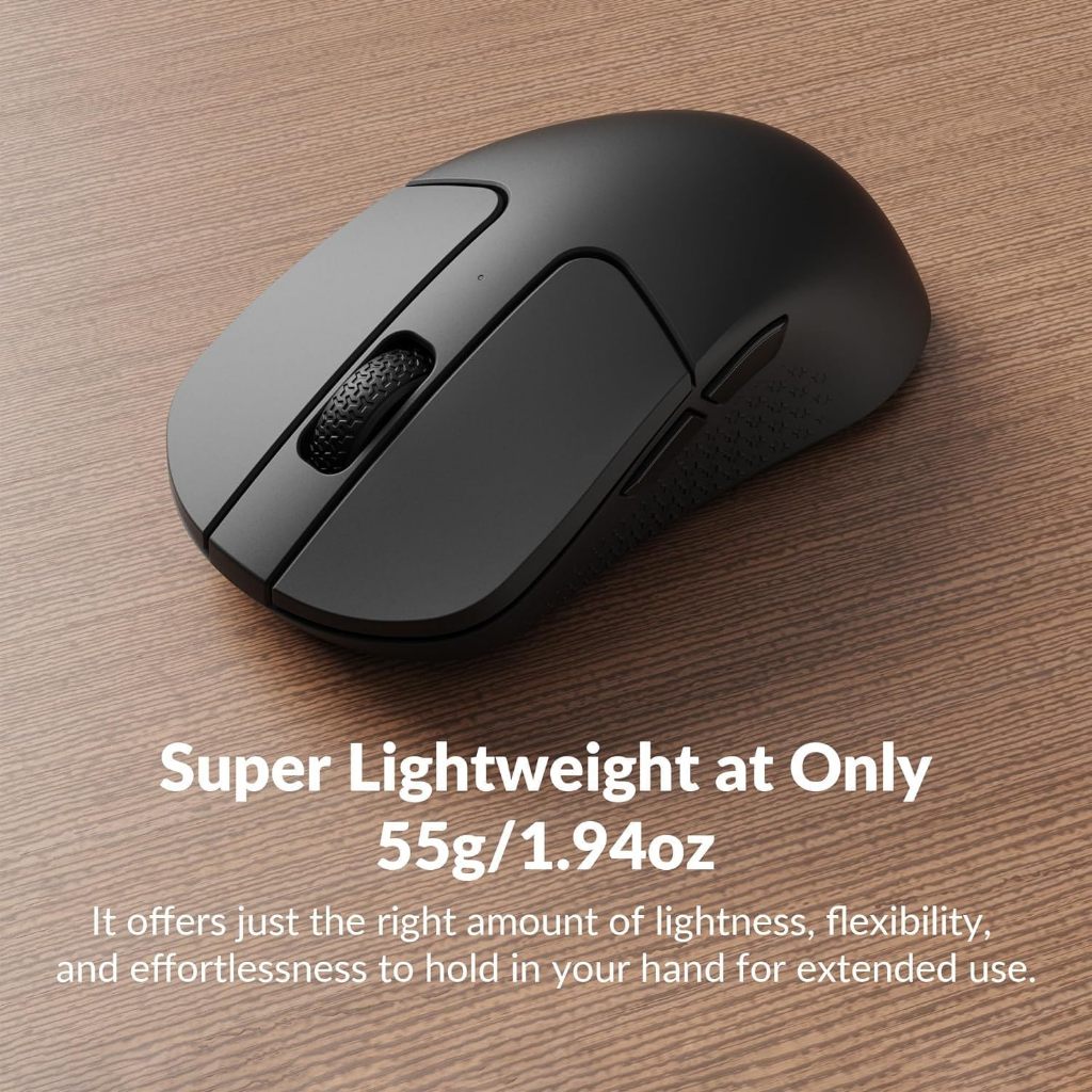 Keychron M3 Mini Wireless Gaming Optical Mouse, Tri-Mode 2.4 GHz ...