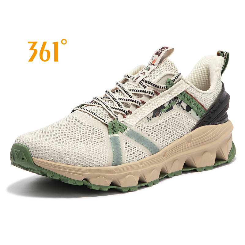361 Degrees Men Sports Shoes Non-Slip Breathable Outdoor Wading Off ...