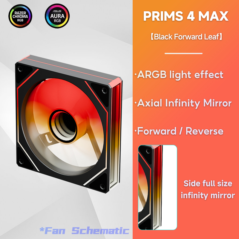 Jungle Leopard Prism 4Pro ARGB CPU Fan 120mm 5V 3PIN ARGB 4PIN PWM ...