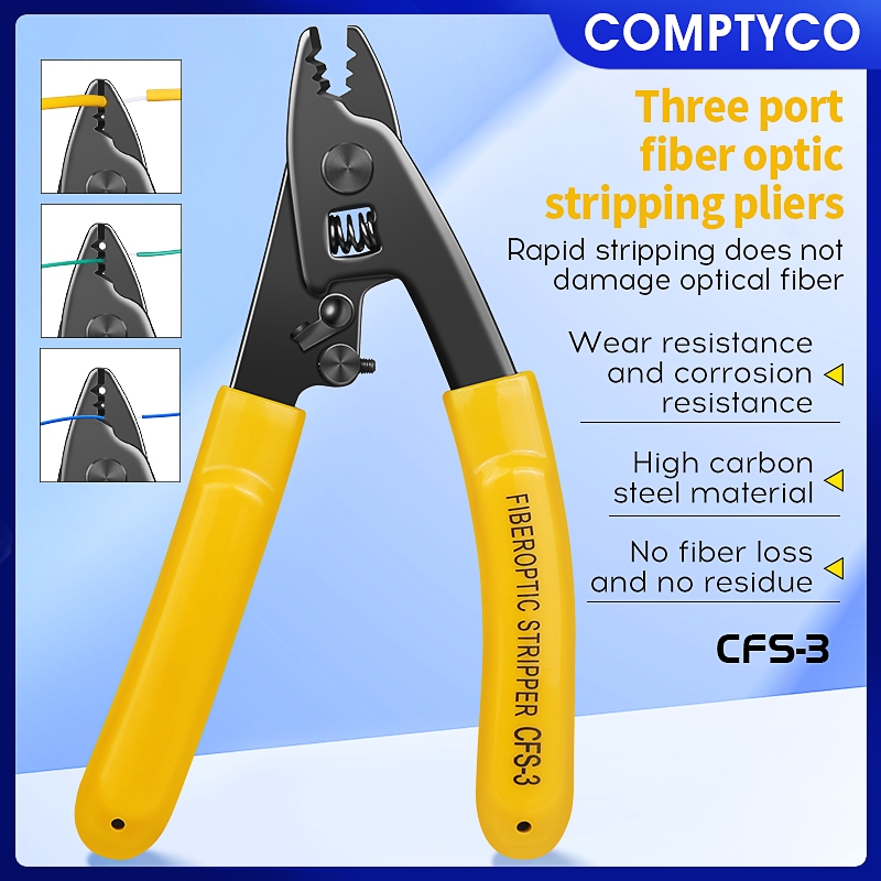 Cfs-3 Two-port Fiber Stripping Light / Pliers / Wire Stripping Machine ...