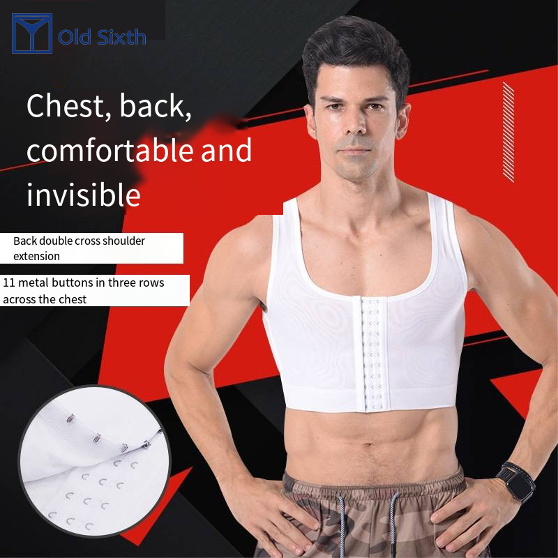 Men Gynecomastia Shaper Vest Firm Girdles Tighten belly clothes Control ...