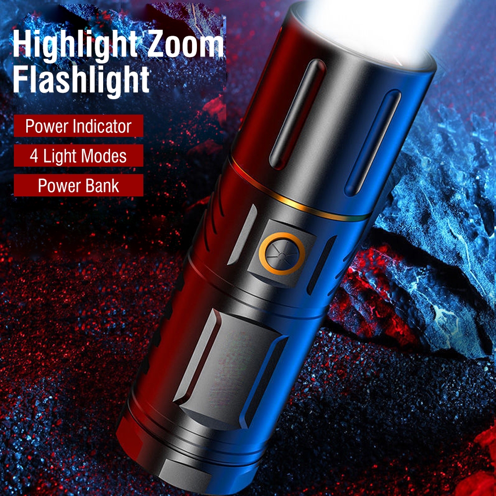 Boruit 3000LM Super Bright Flashlight Waterproof Outdoor Illumination ...
