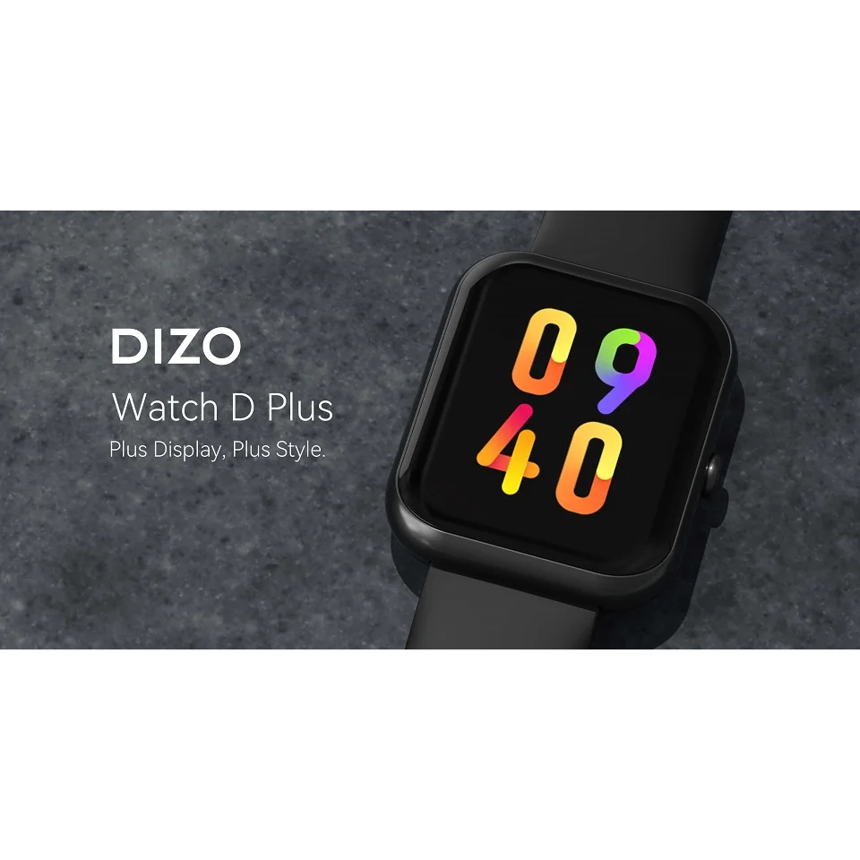 DIZO Watch D Plus 1.85 inch Immersive Display Smart Watch With Deep ...