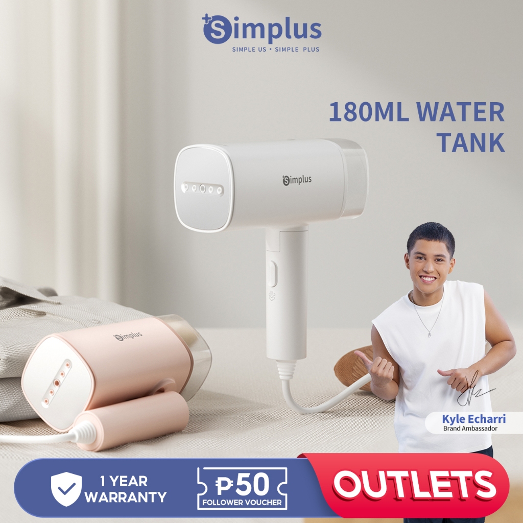 Simplus Steam Iron Handheld Garment Steamer 180ml Water Tank Foldable ...
