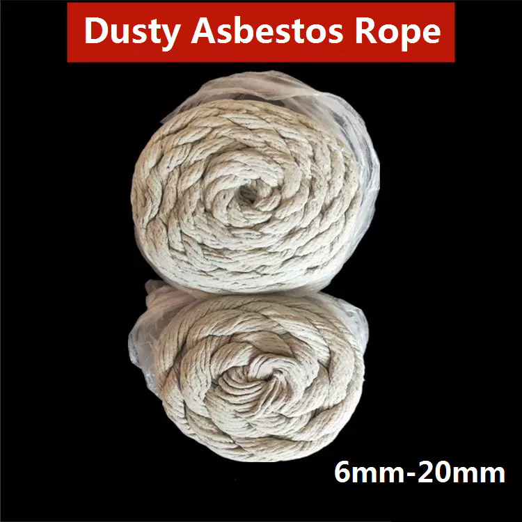 Dust Asbestos Rope 6mm-20mm Insulation Asbestos Wire Flange Sealing ...