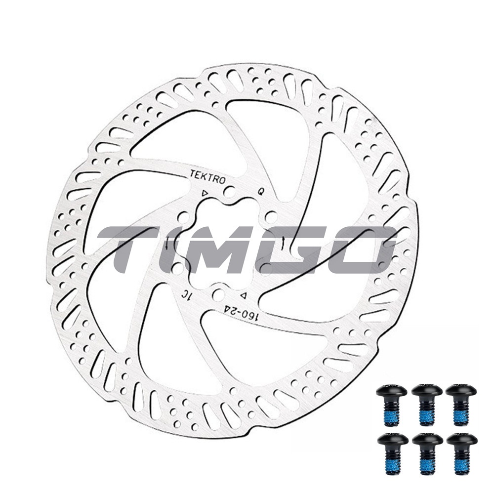 Tektro TR160 MTB Road Bike Disc Brake Rotor Stainless Steel 6 Bolts ...