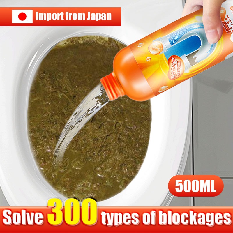 Japan Pipe and Drain Cleaner Clog and Stain Remover Deep Clean Quick ...