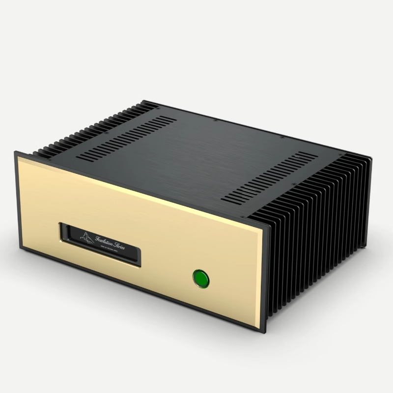 All Aluminum Alloy Class A Power Amplifier Chassis, Both Sides Radiator ...