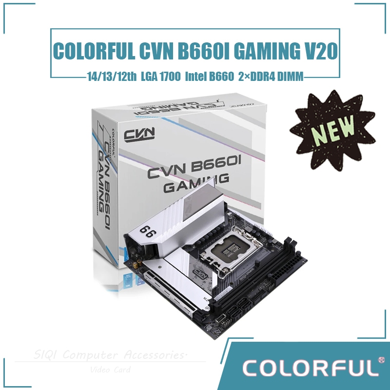 [NEW] Colorful CVN B660I GAMING V20 Motherboard LGA 1700 2xDDR4 DIMM ...