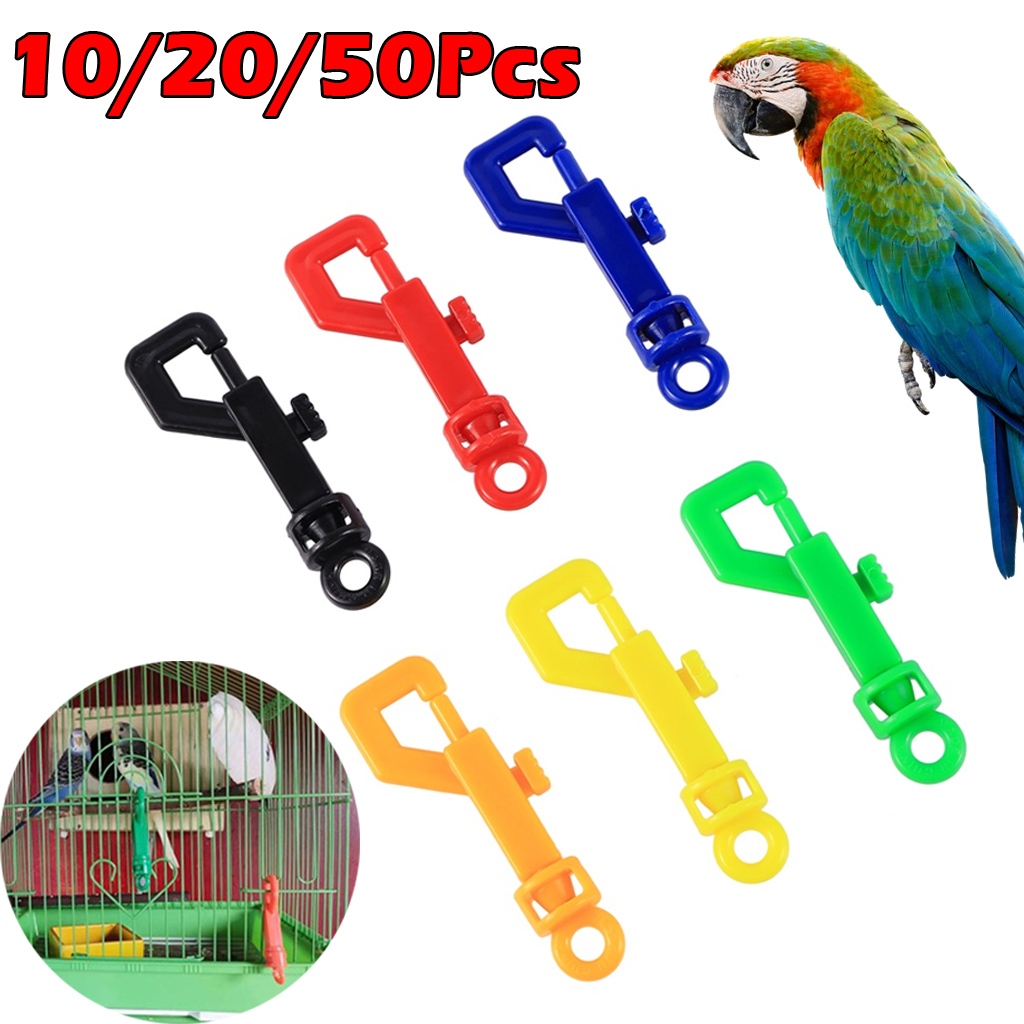 Plastic Lock for Cage Bird Cage Lock Mixed Color Bird Cages Door Lock ...