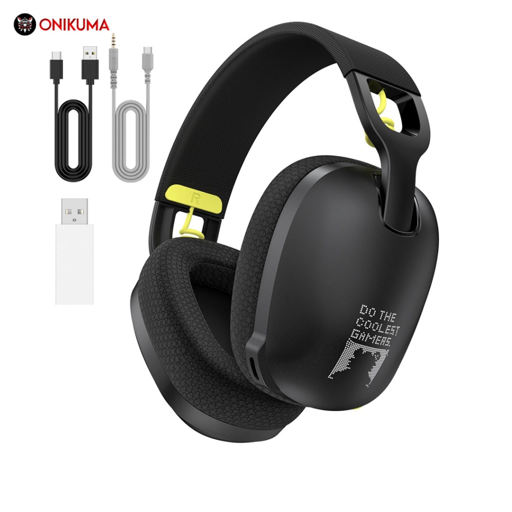 ONIKUMA B2 Headset Headworn Bluetooth 2.4G Wireless Wired Three Mode ...