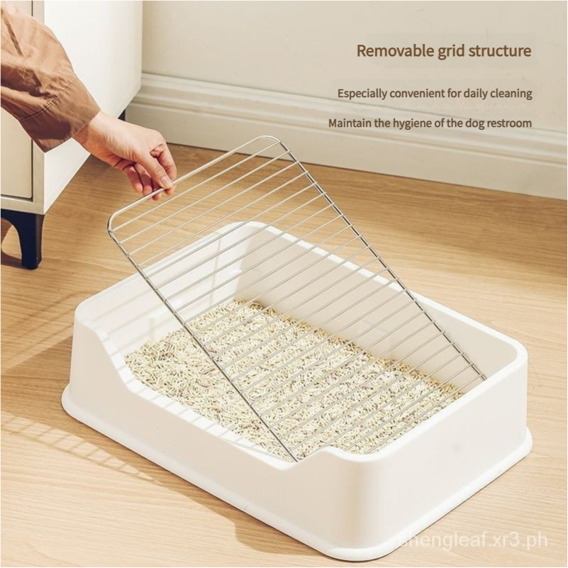 Removable Grid Dog Potty Tray - Easy Clean Pee & Poop Tray with Anti ...