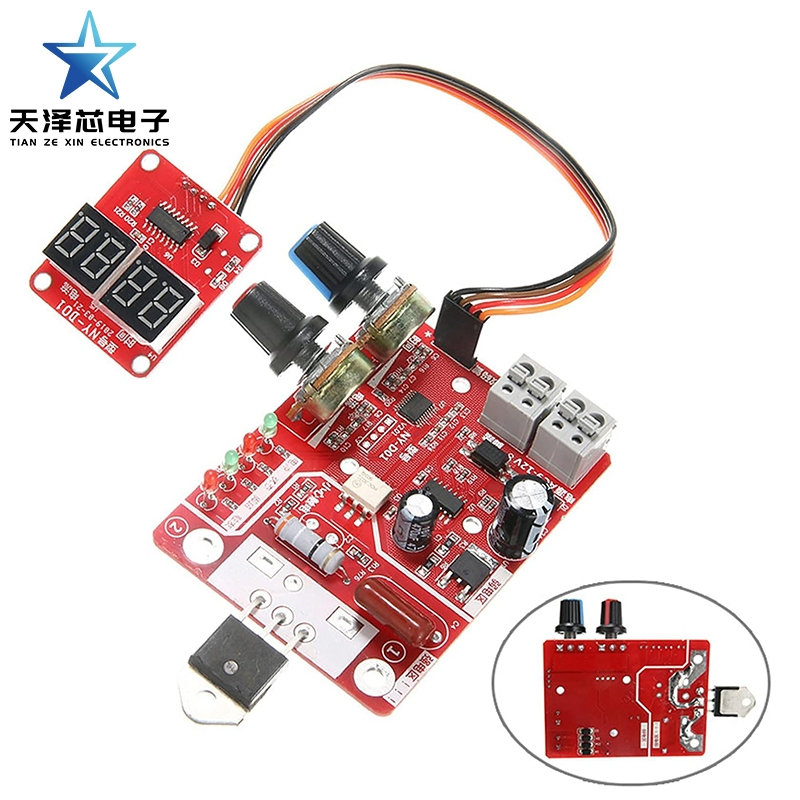 NY-D01 Spot-welder Control Board Digital Display High Precision 40A ...