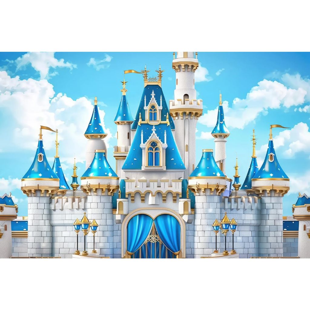Medieval Castle Backdrop Knight Party Decorations Royal Castle Wall ...