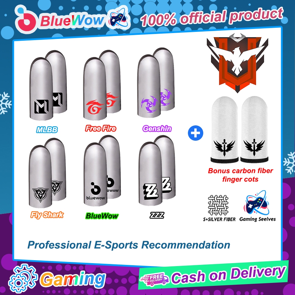 BlueWow Gaming Finger Sleeves 92-Knitting Sensitivity keeps FF Game Constantly Touching | Shopee ...