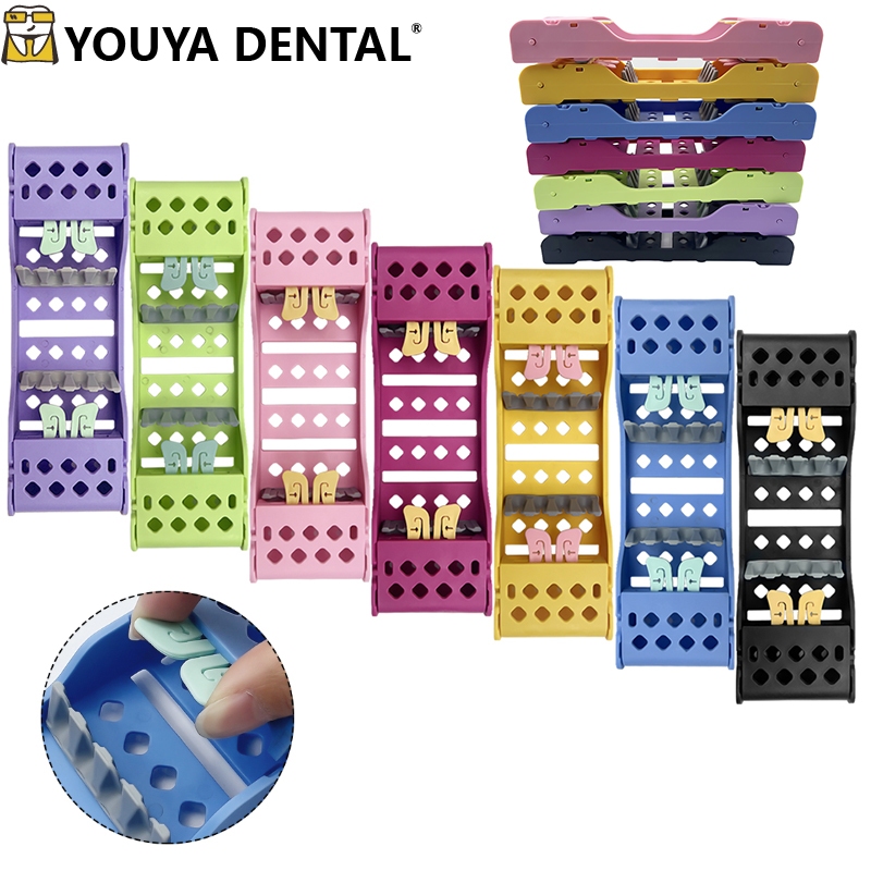Dental Sterilization Box Holders Handles 4 Slots Instrument Cassette ...
