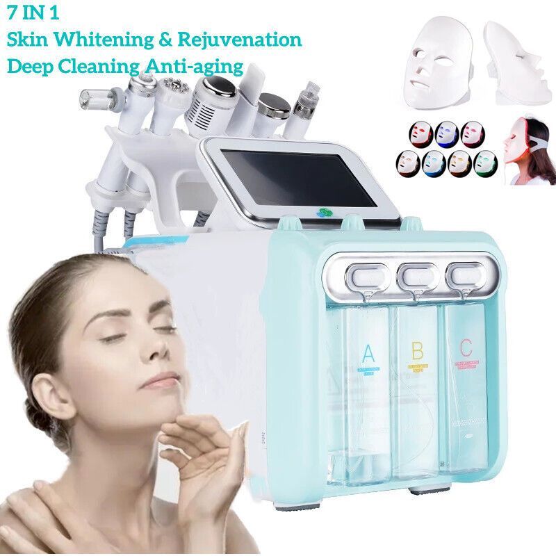 New 7 In 1 H2O2 Water Oxygen Jet Peel Hydra Dermabrasion Skin Cleansing Beauty Machine | Shopee ...